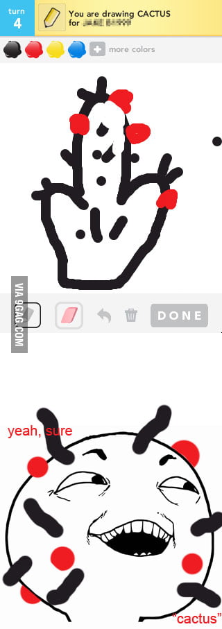Just my GF playing Draw Something - 9GAG
