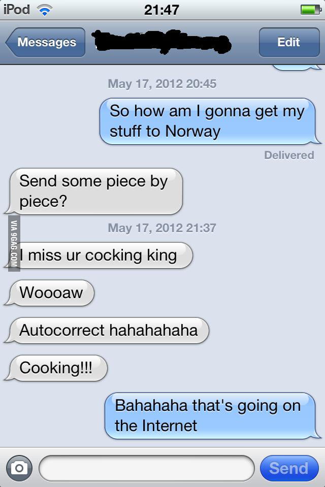 Autocorrect fail - 9GAG