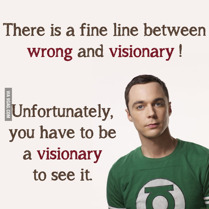 Epic Sheldon is Epic: Visionary - 9GAG