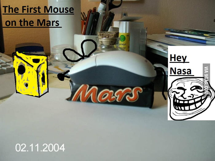 The first mous on the Mars - 9GAG
