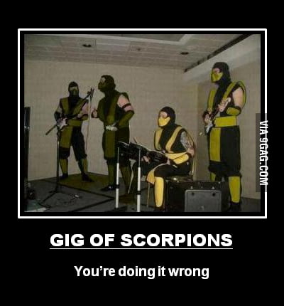 Scorpions FAIL - 9GAG