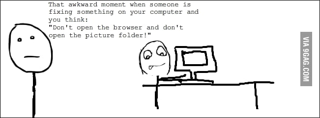 Awkward Computer Fixing - 9GAG