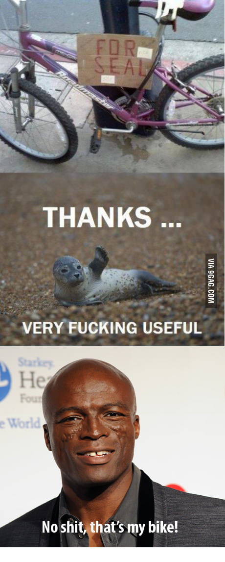 Seal's bike - 9GAG