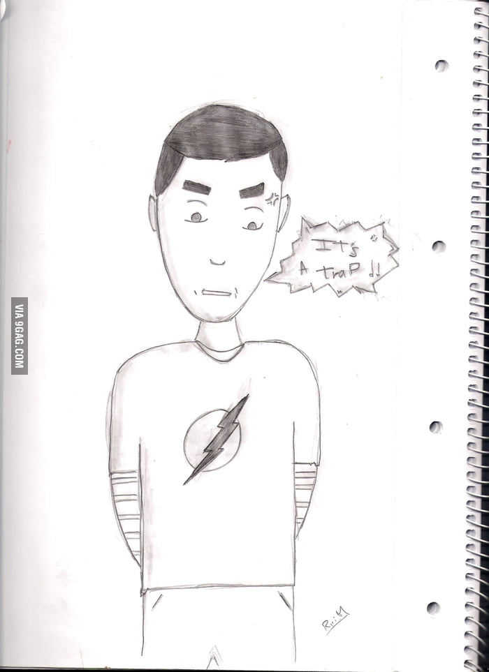 Just my draw of sheldon cooper - 9GAG