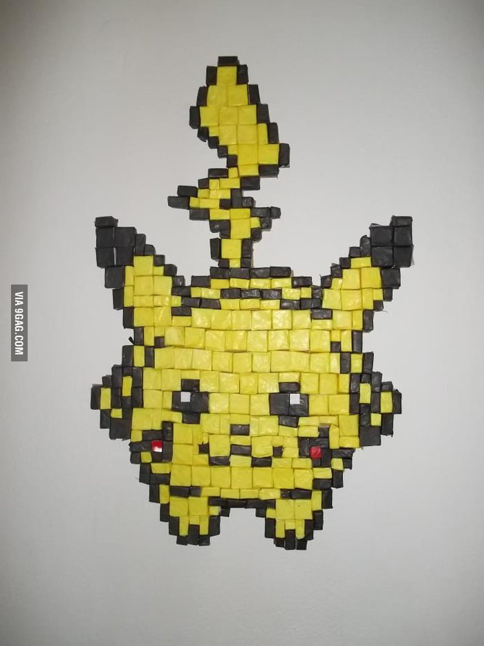 8 bit pikachu - 9GAG