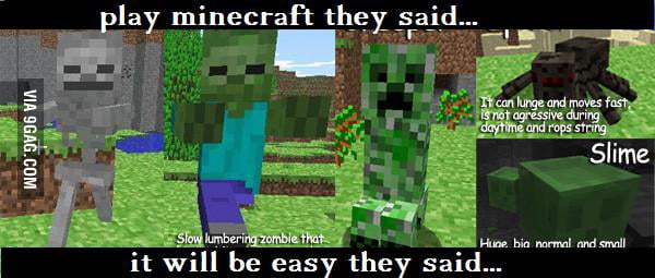 Just minecraft - 9GAG