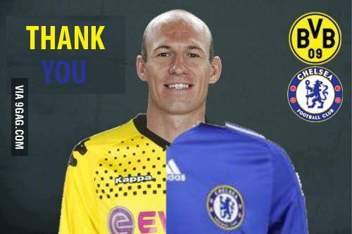 Thank yor Robben! - 9GAG