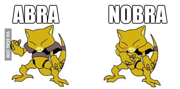 Abra, Boobra, Cebra.. - 9GAG