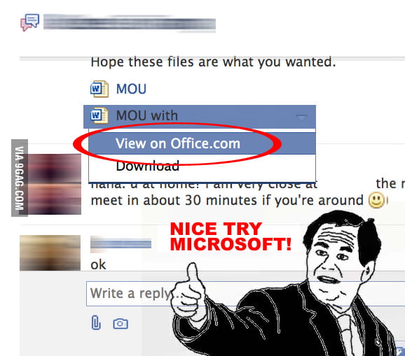 Nice Try, Microsoft - 9GAG