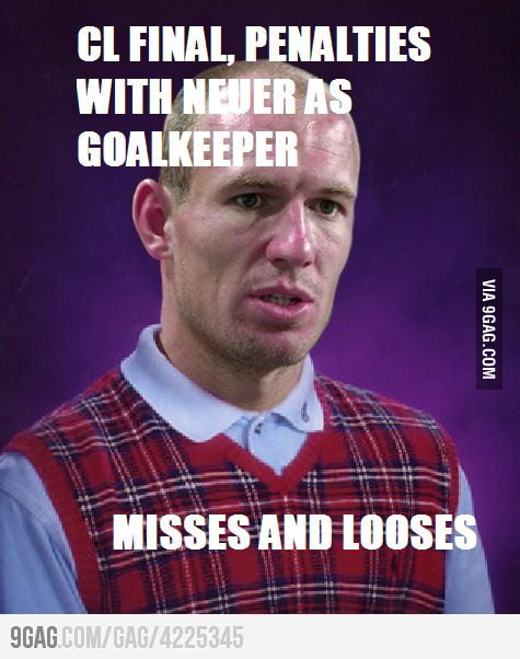 BAD LUCK ROBBEN! - 9GAG