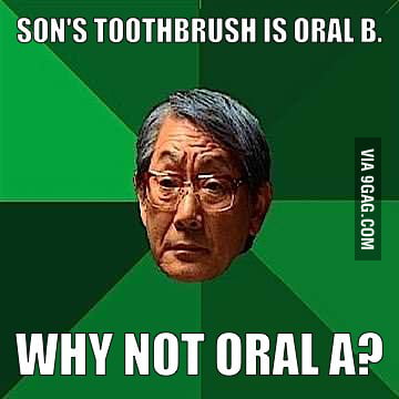 Failure thru toothbrushes - 9GAG