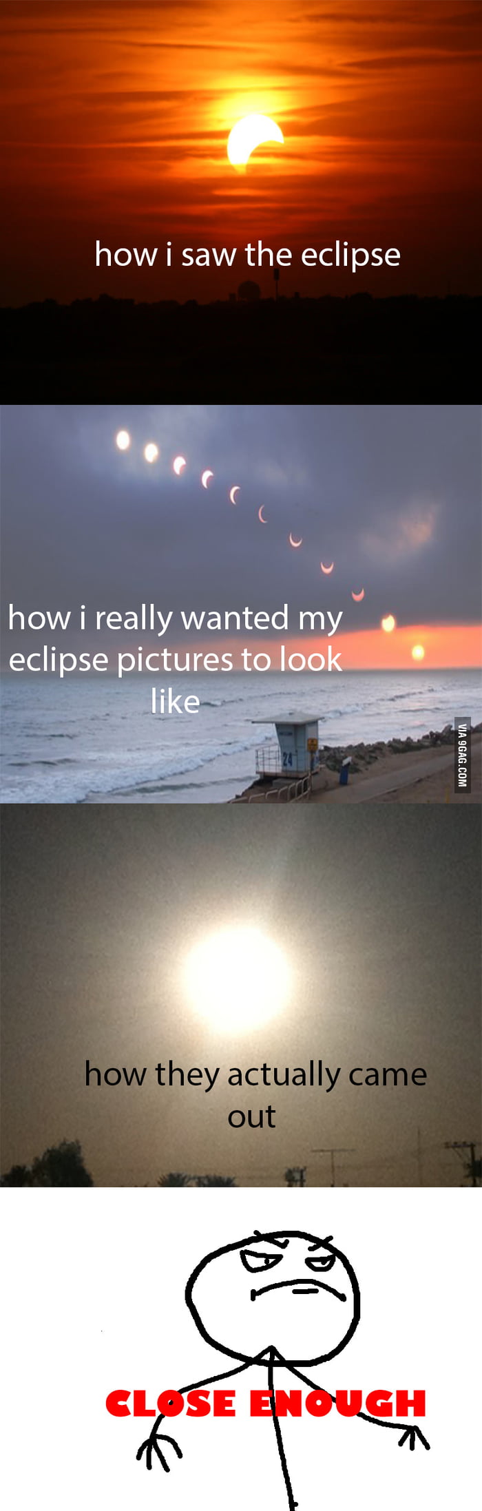 Photographing the solar eclipse - 9GAG