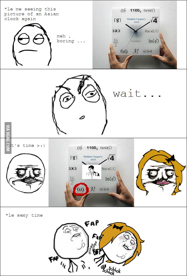 Cool clock hehe - 9GAG