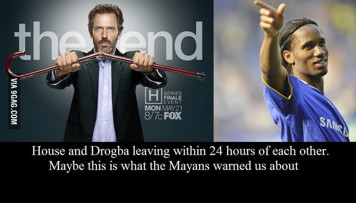 House and Drogba in 2012? - 9GAG