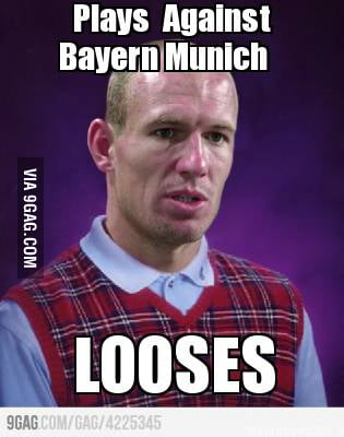 Bad Luck Robben strikes again - 9GAG