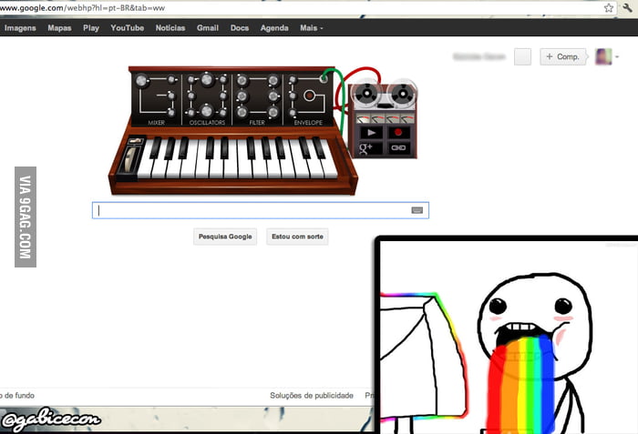Google Doodle Moog! - 9GAG