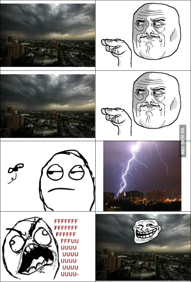 Waiting for lightning - 9GAG