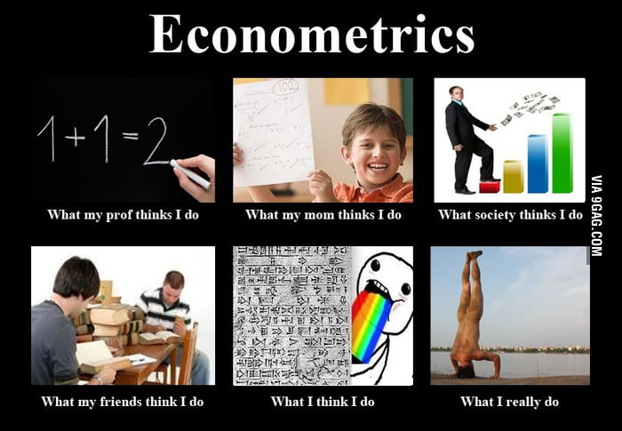 When I study Econometrics - 9GAG