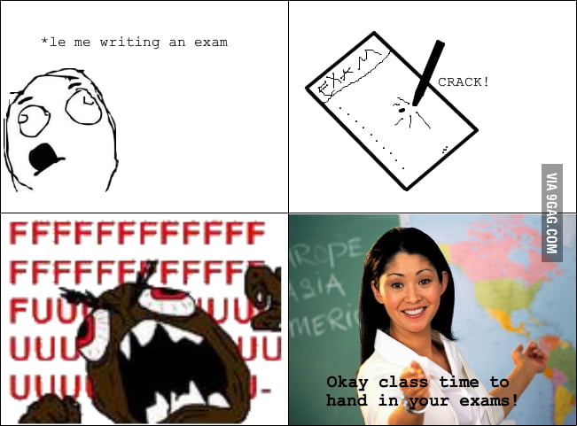 Exams: Shit happens - 9GAG