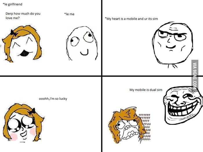 Troll bf - 9GAG