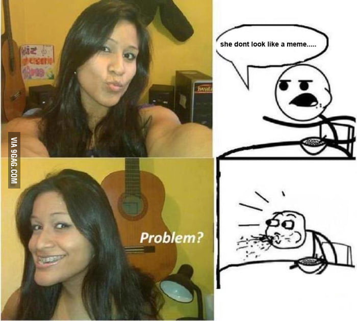 Trolling face level : girl - 9GAG
