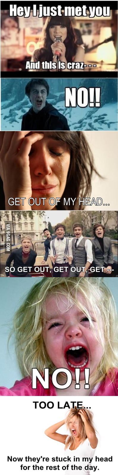 Stuck in my head~ - 9GAG