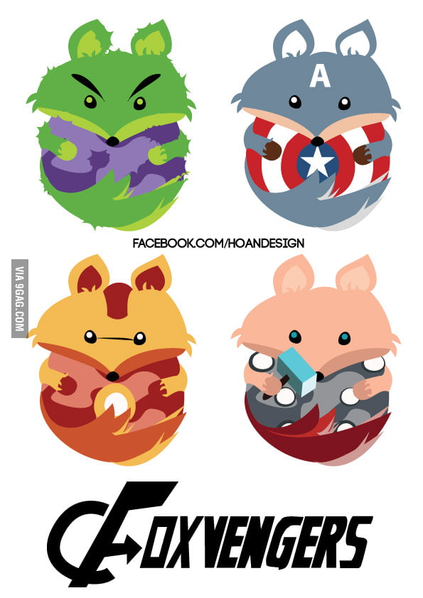 Foxvengers (Firefox+Avengers) - 9GAG