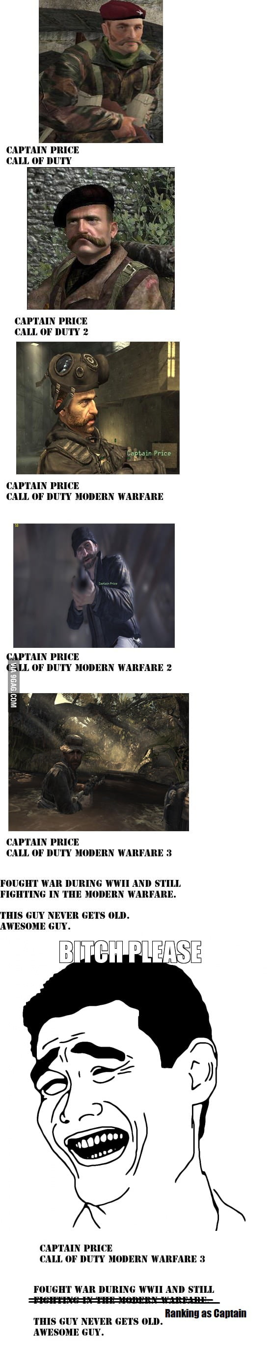 Captain Price's sad story - 9GAG