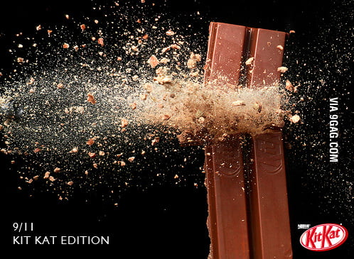 9/11. Kit Kat Edition. - 9GAG