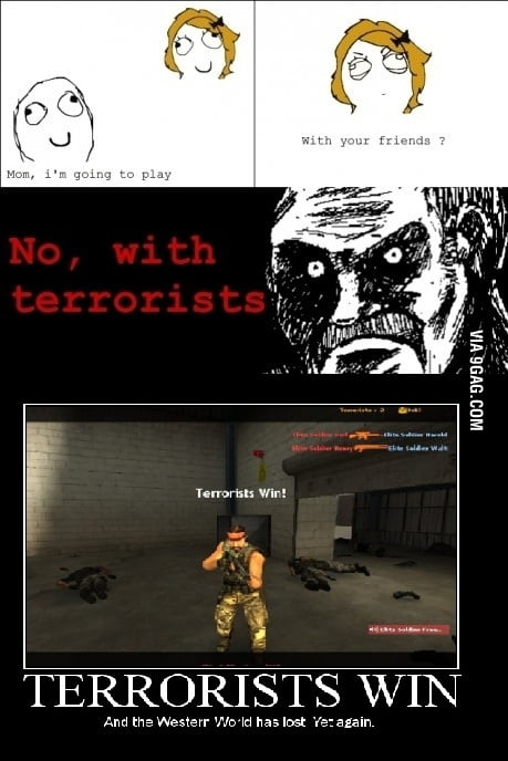 Terrorists win - 9GAG
