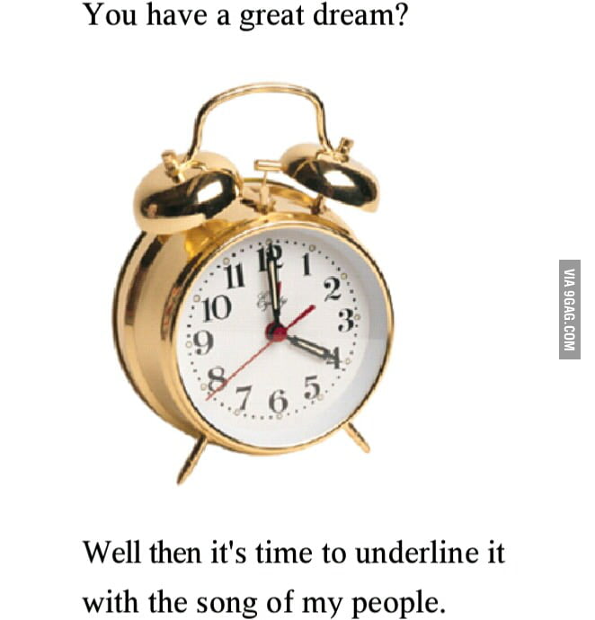 Scumbag alarm clock - 9GAG