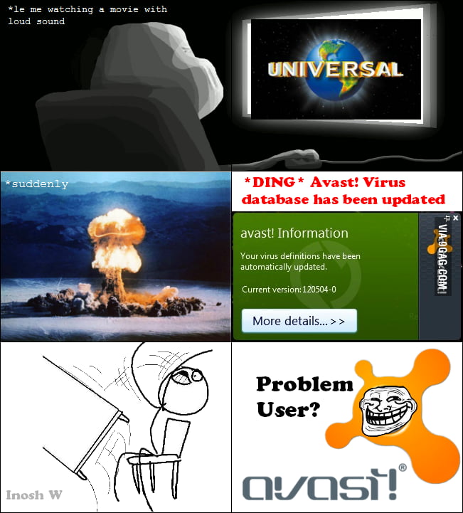 Avast! Y U NO Stop Trolling Me - 9GAG