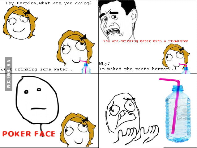 Deprina and her bottle - 9GAG