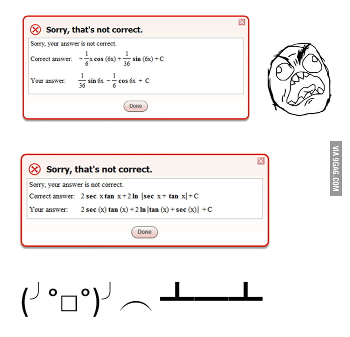 Online Math HW Rage Quit - 9GAG