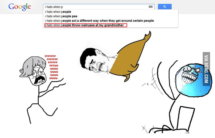 Dafuq did I just read google? - 9GAG