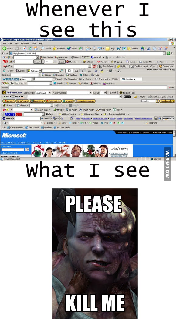 Poor internet explorer - 9GAG