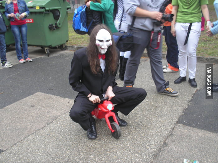 Because Jigsaw is too serious... - 9GAG