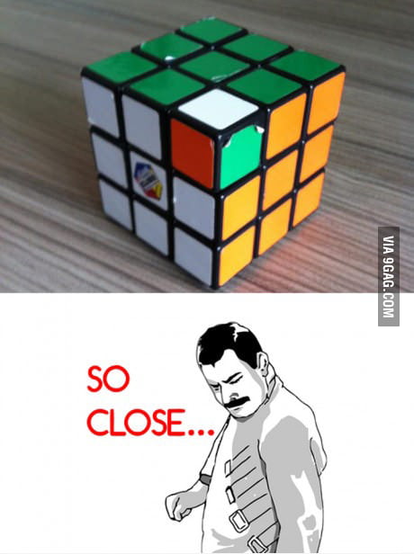 Damn you rubik's cube - 9GAG