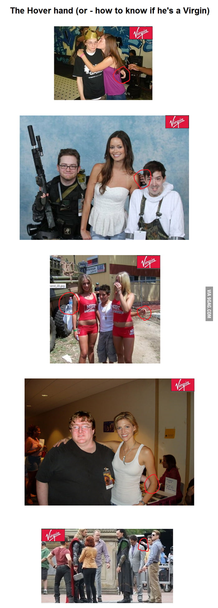 The hover hand phenomenon - 9GAG