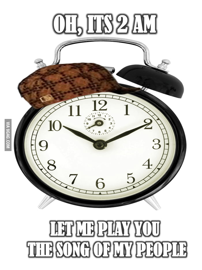 Scumbag Alarm Clock - 9GAG