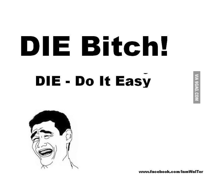 DIE B*tch! - 9GAG