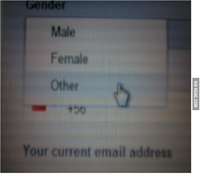 Gmail Gender Options - 9GAG