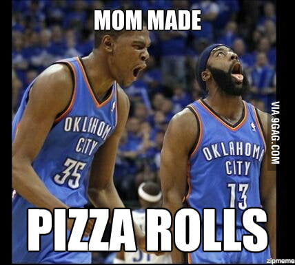 Mom made pizza rolls!!! - 9GAG