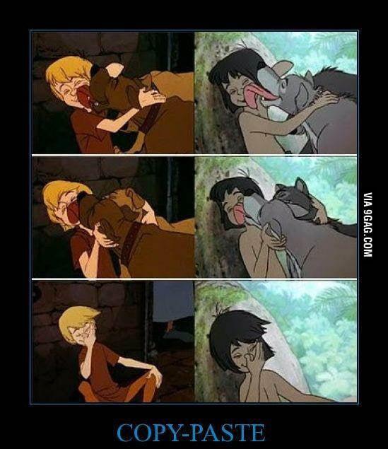 Even disney use copy paste - 9GAG