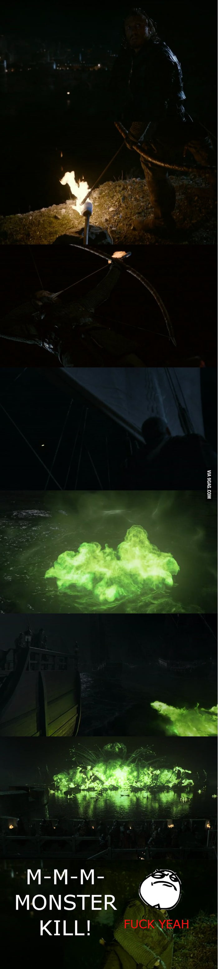 Bronn uses wildfire! It's super effective! - 9GAG