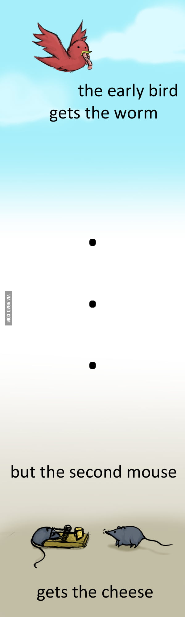 The Bird and the Mouse - 9GAG