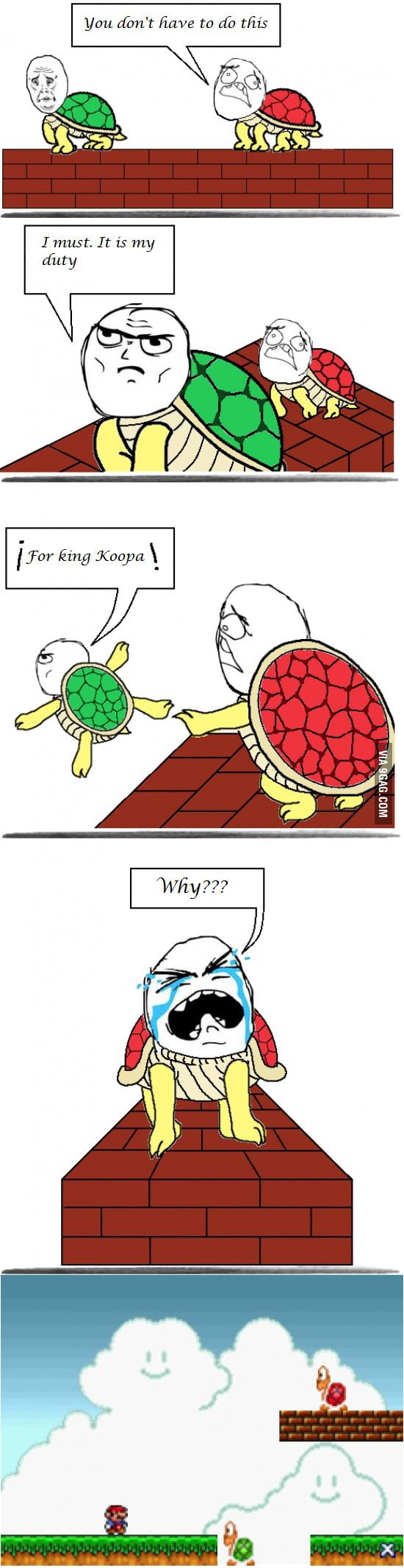 Sacrifice Level Mario bros - 9GAG