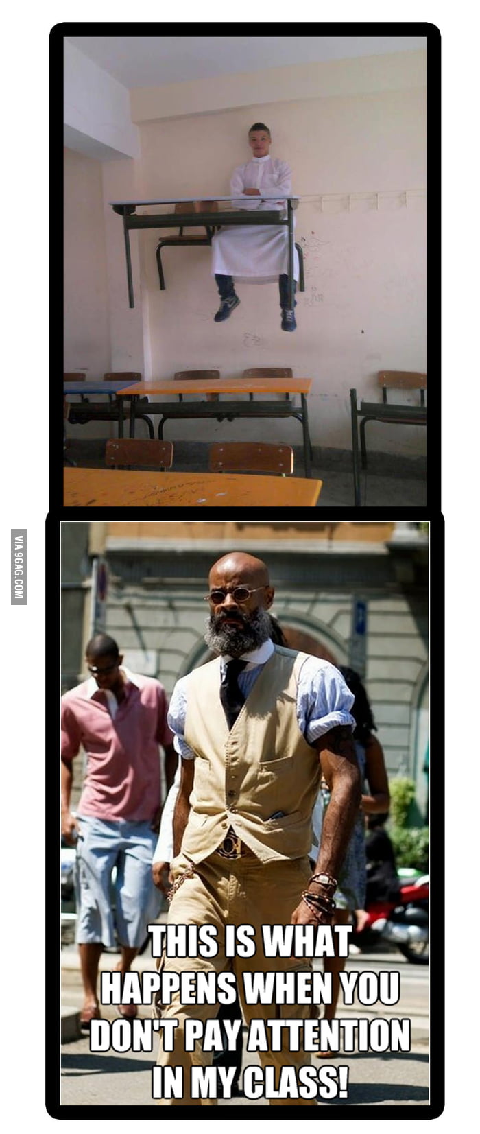 Don't you dare mess with the bad ass teacher - 9GAG