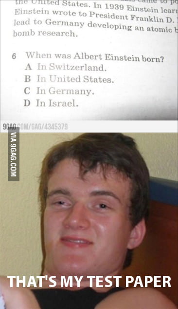 That Was Really High Guy's Paper - 9GAG