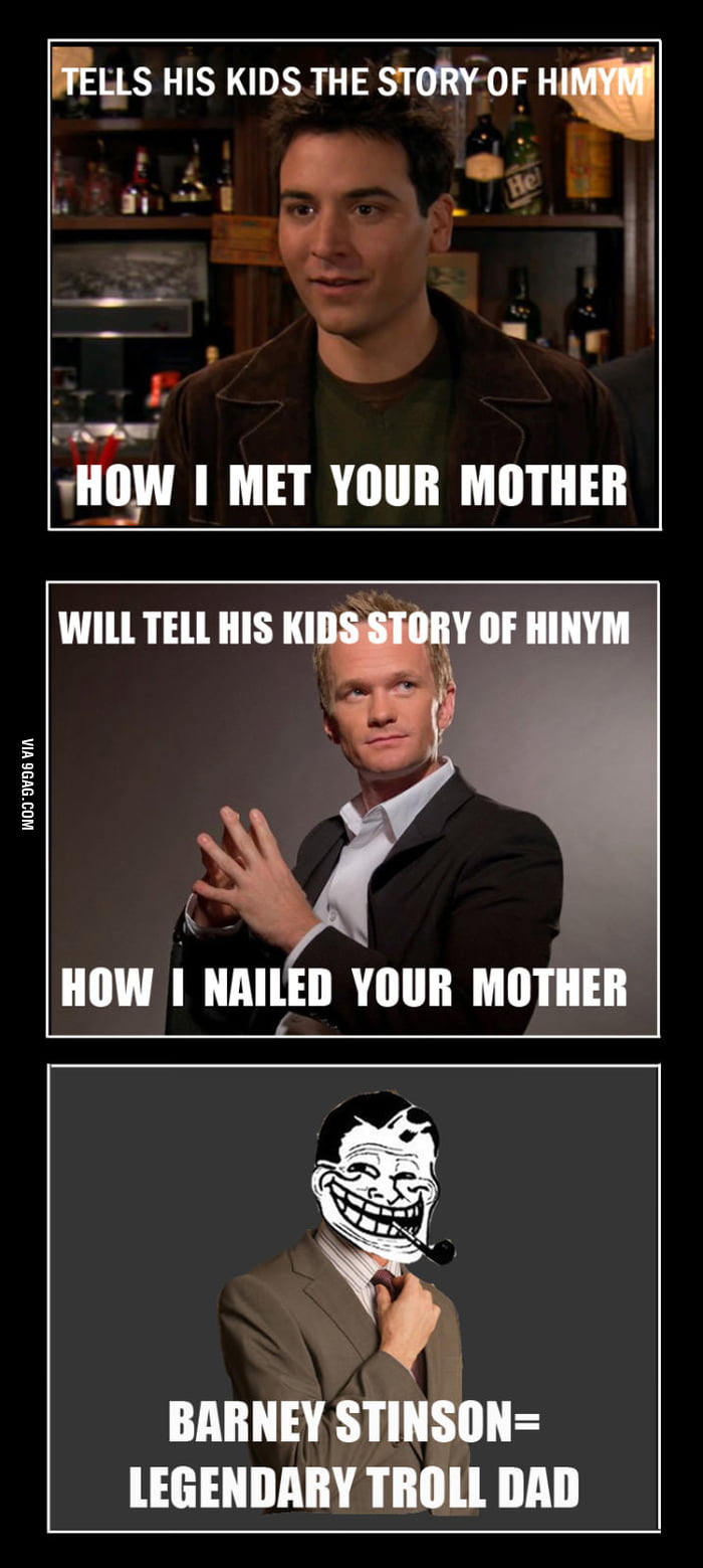 Barney : Legendary Troll Dad - 9GAG